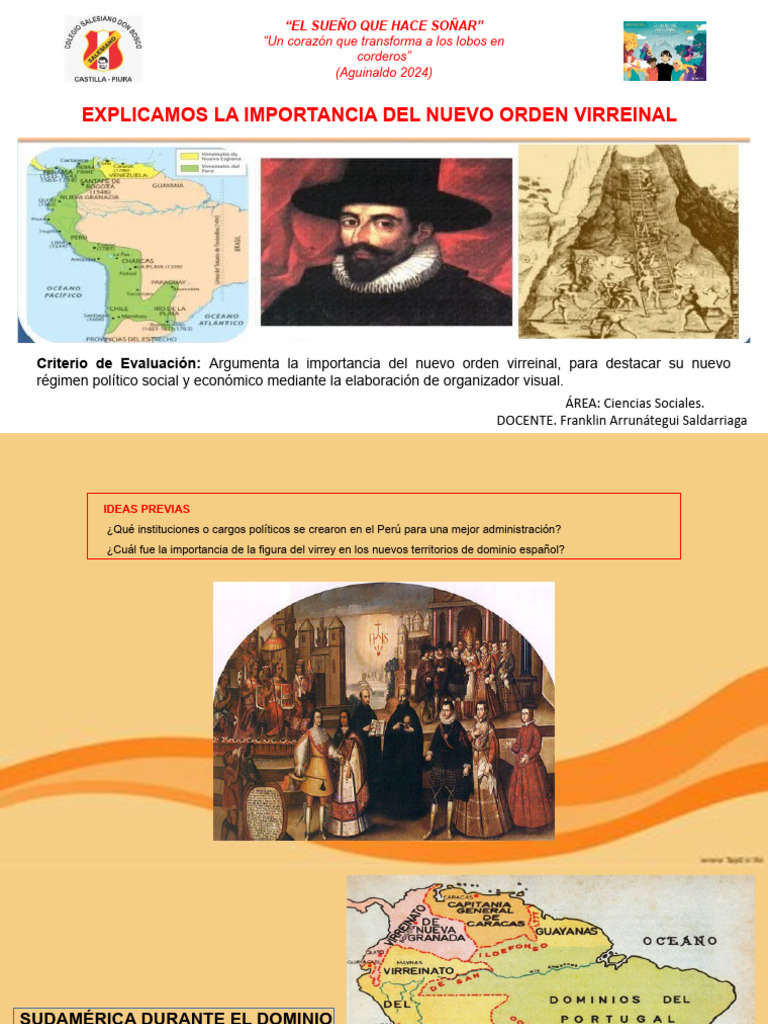 4. Explicamos La Importancia Del Nuevo Orden Virreinal | PDF | Nueva ...