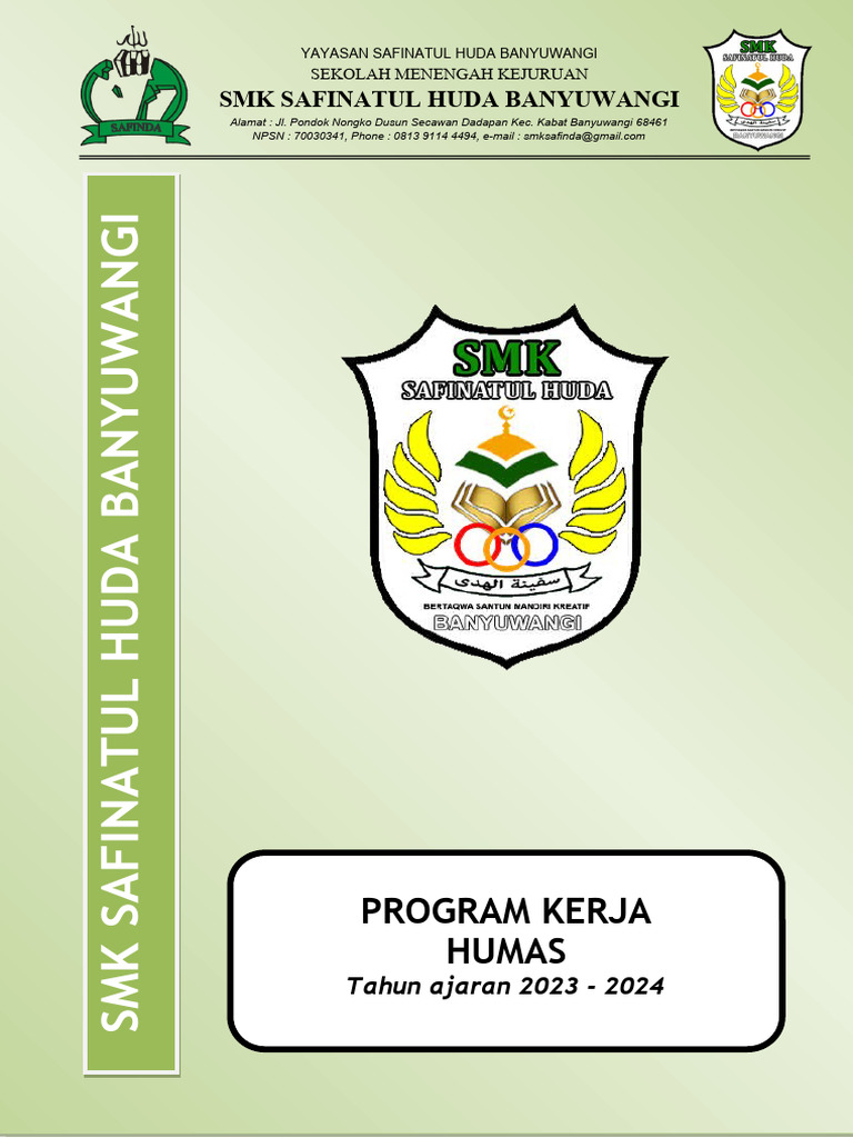 Proker Humas 2023-2024 | PDF | Karier & Perkembangan | Bisnis