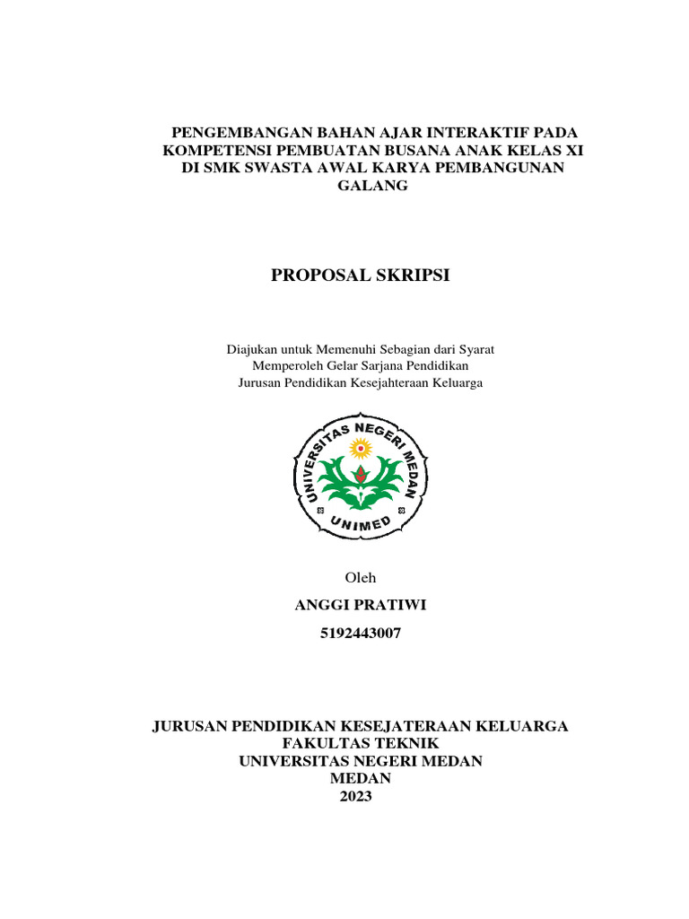 Proposal Acc Sempro Aamiin | PDF | Karier & Perkembangan | Seni