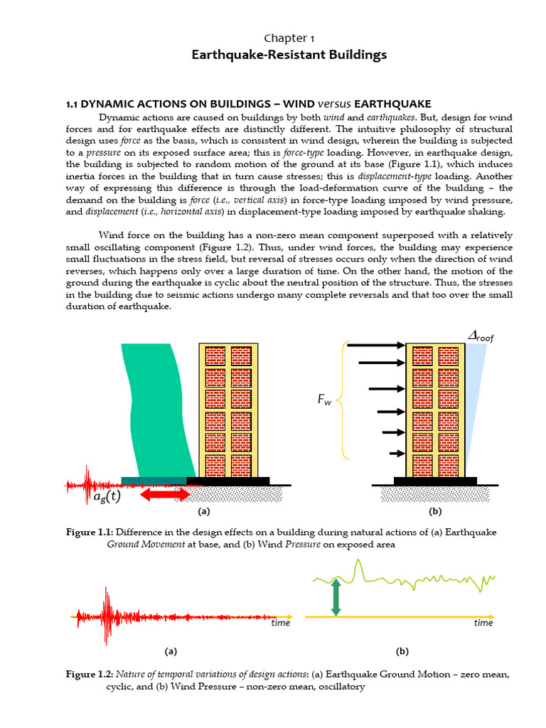 Earthquake Resistant Buildings | PDF | Earthquake Engineering | Bending