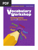 Vocabulary Workshop Orange 답지 | PDF | Vocabulary | Word