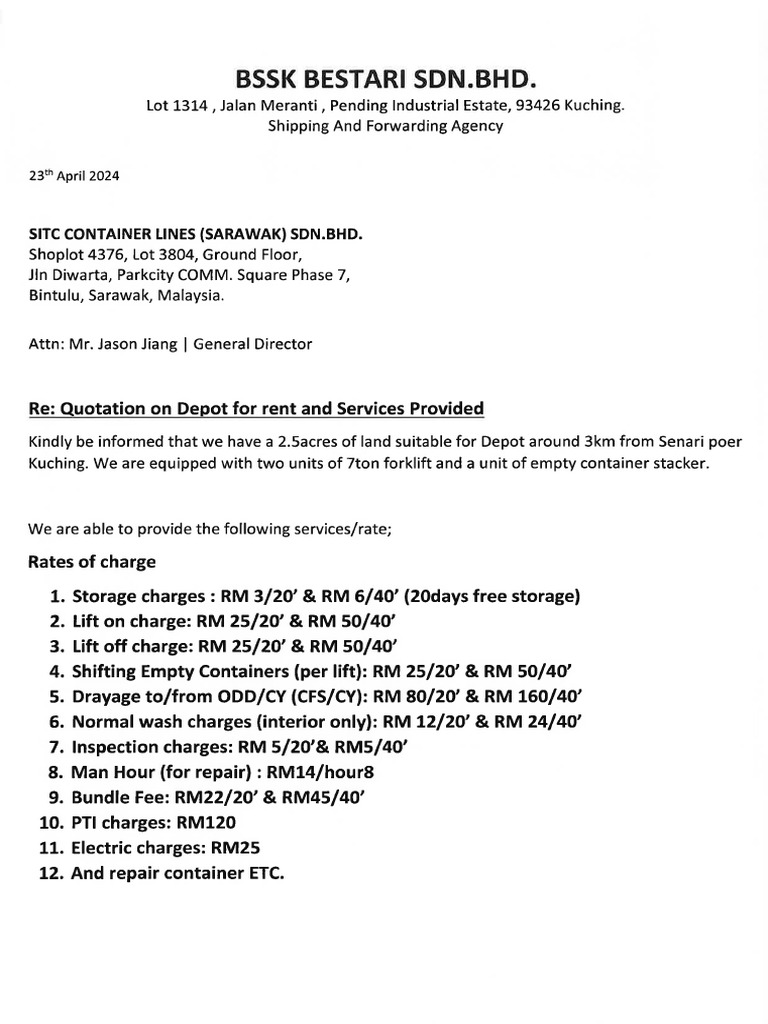 Amendment Swee Joo Depot (New) | PDF