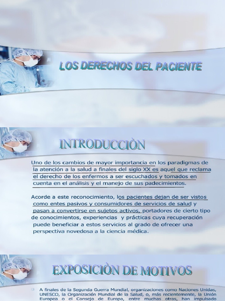 Derechos Del Paciente | PDF