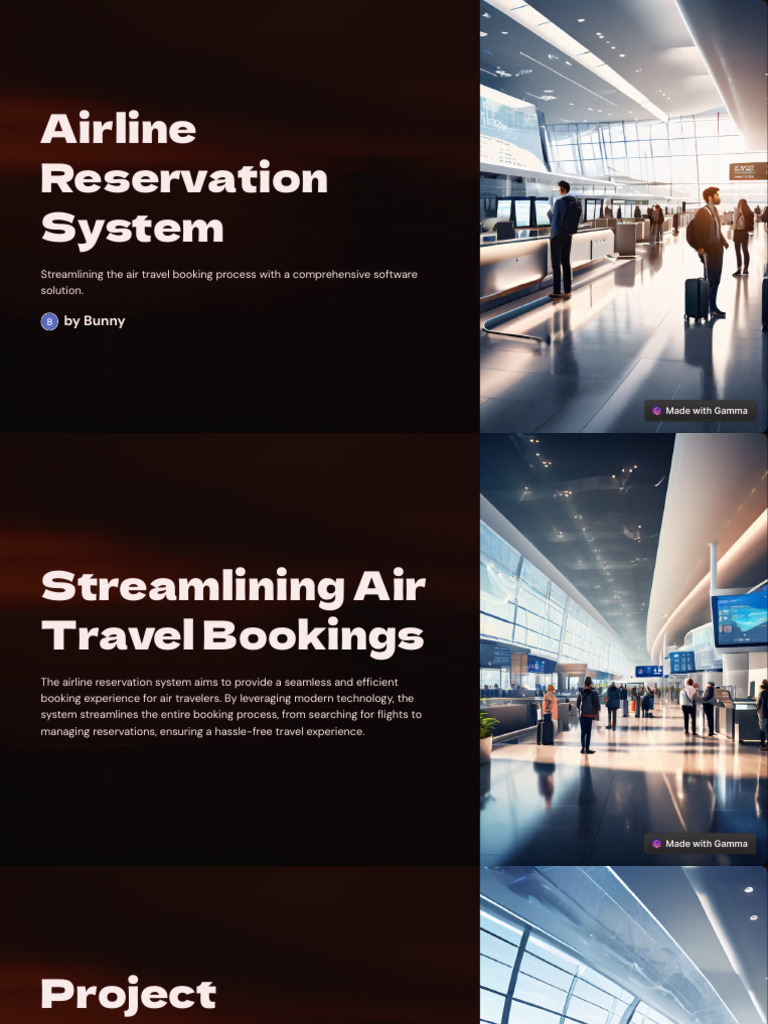 Airline Reservation System | PDF | Databases | Usability