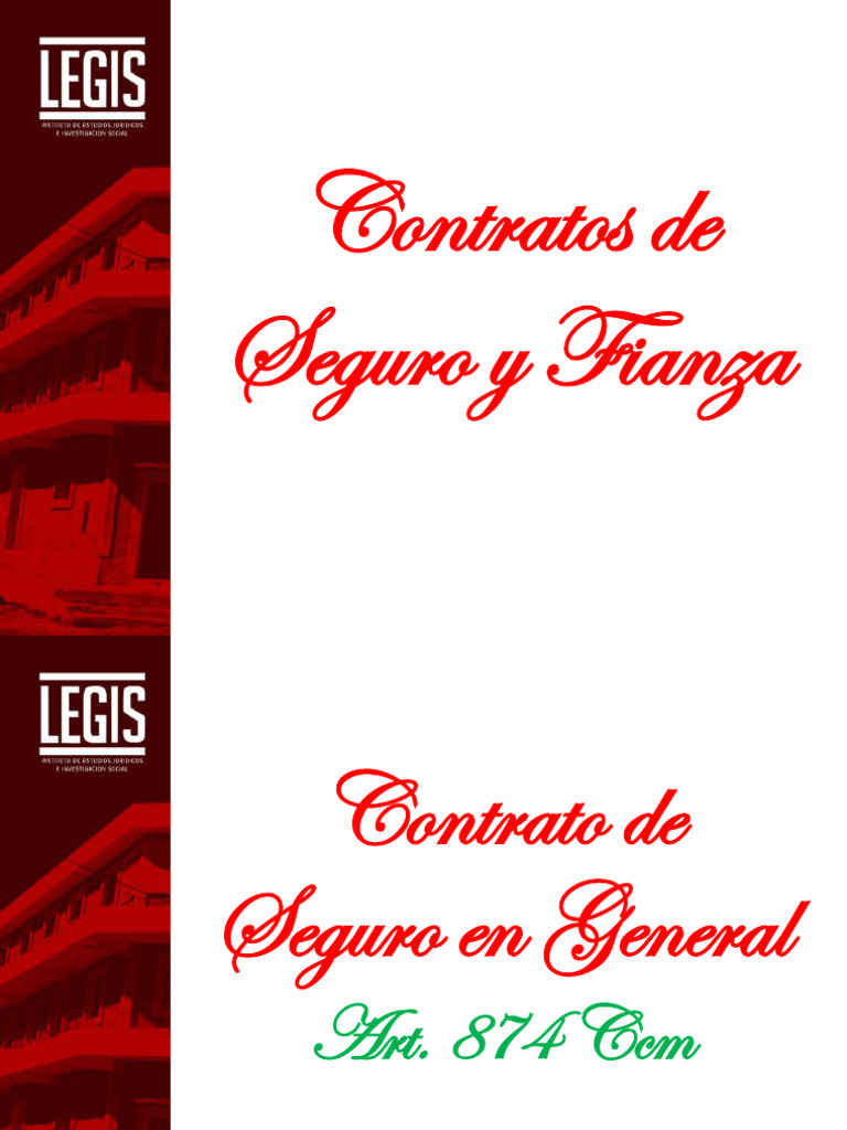 Contratos de Seguro y Fianza en Guatemala | PDF | Póliza de seguros | Seguro
