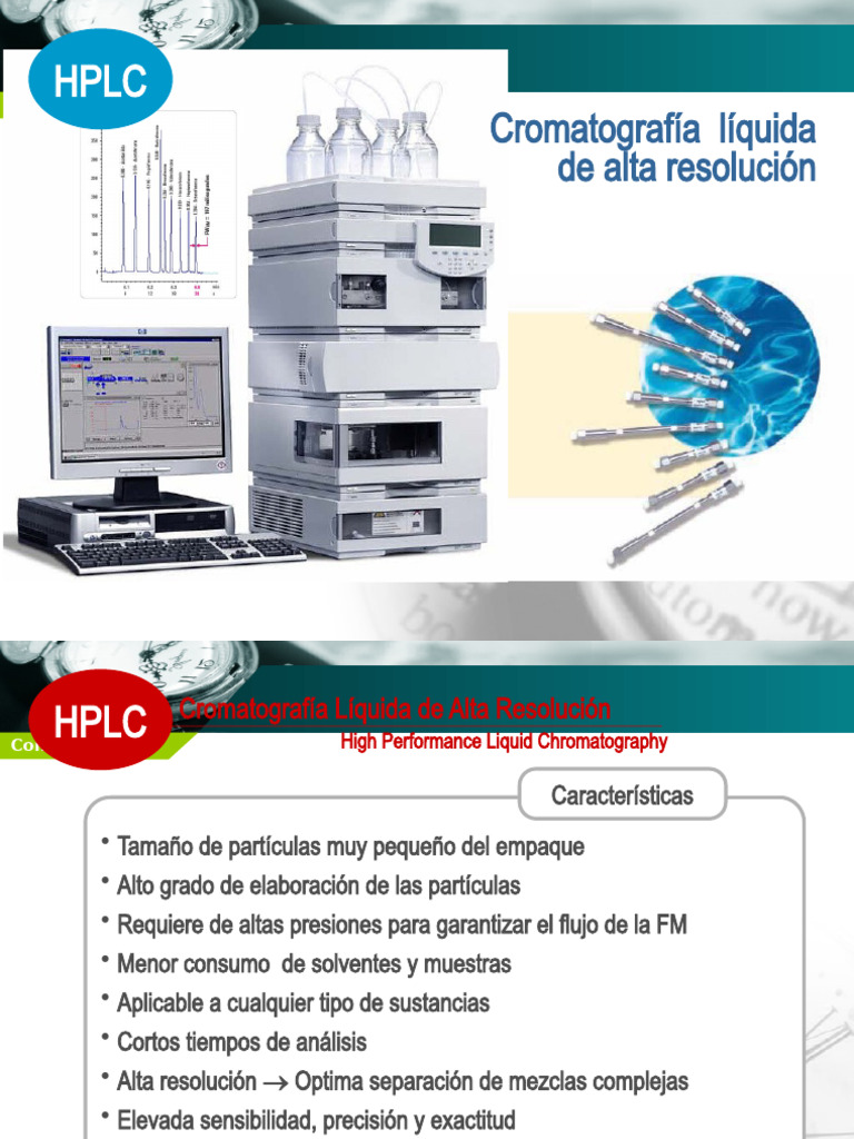 HPLC CLASES 2021-Diapositivas de clase | PDF | Cromatografía líquida de ...