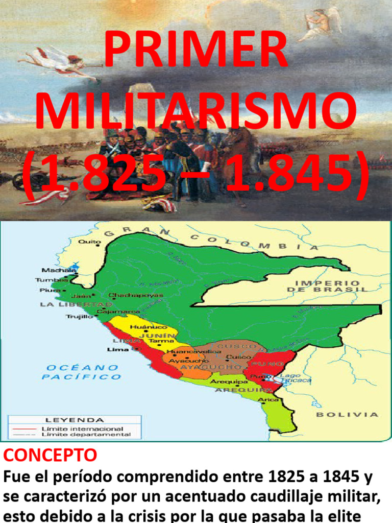 Militarismo en Perú (1825-1845): Causas y Consecuencias | PDF | Perú ...