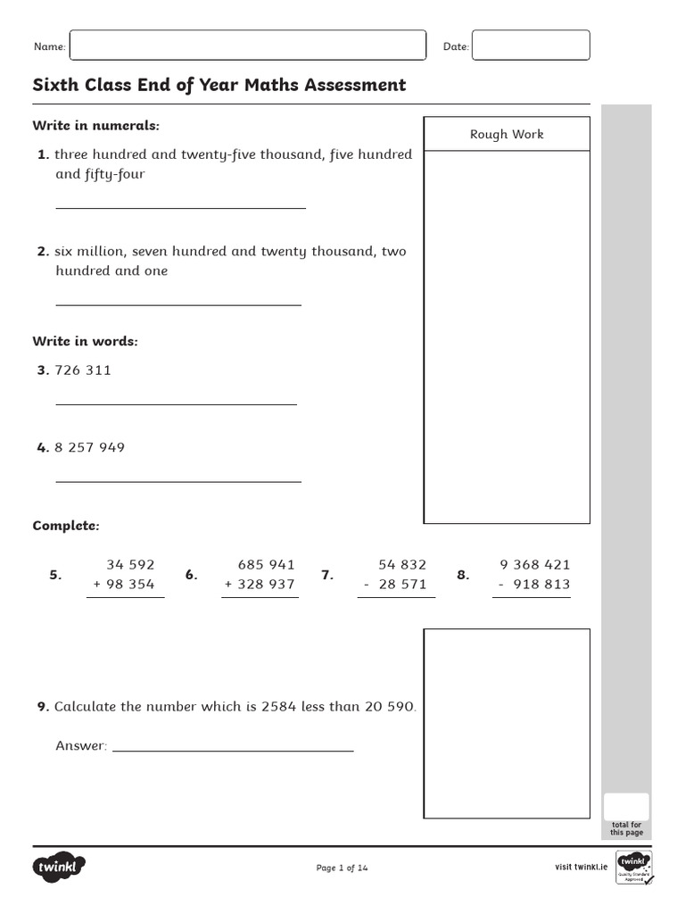 sixth_class_maths_sheet | PDF | Jewellery | Length