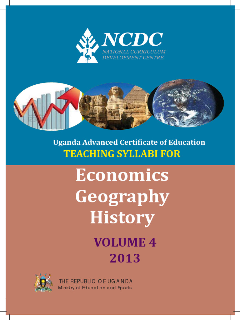 UACE Economics Geog Hist | PDF | Learning | Teachers