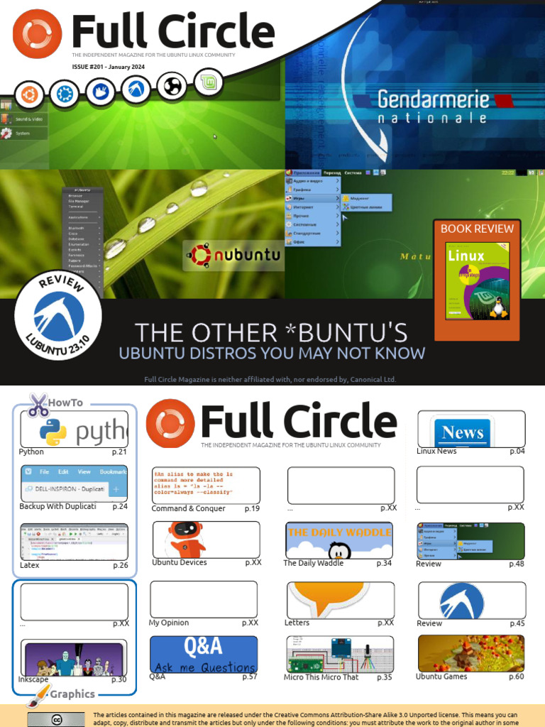 Full Circle Magazine Issue201 - en | PDF | Linux | Computing