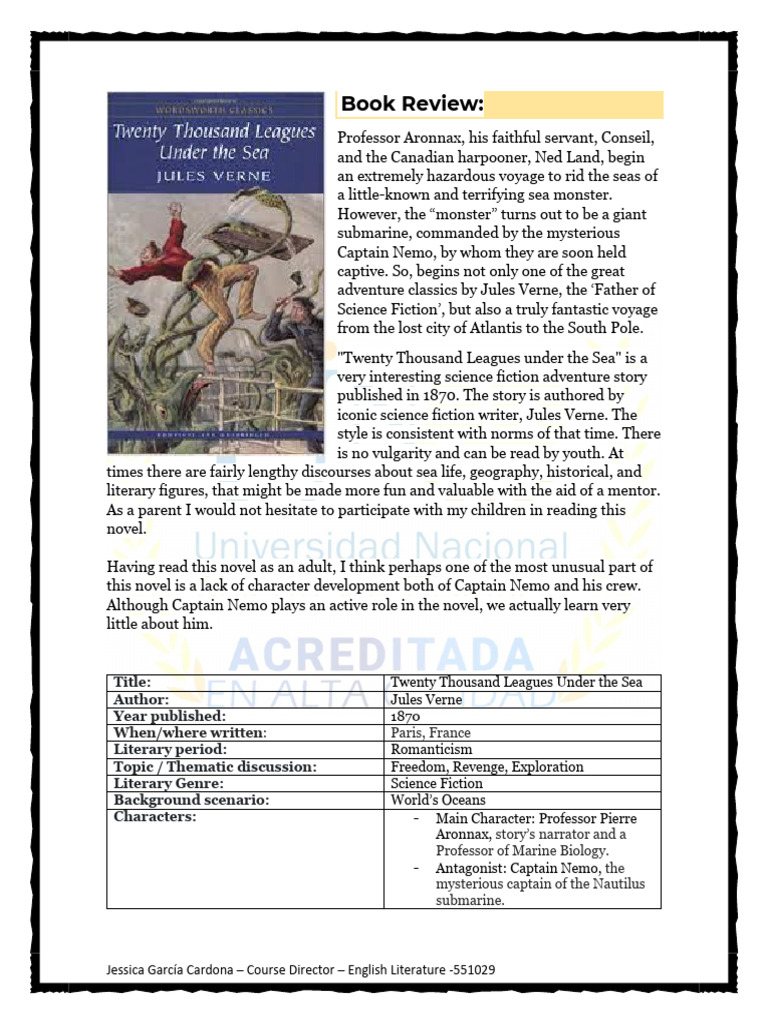 Book Review + Literary Devices Analysis - Sample | PDF | Young Adult