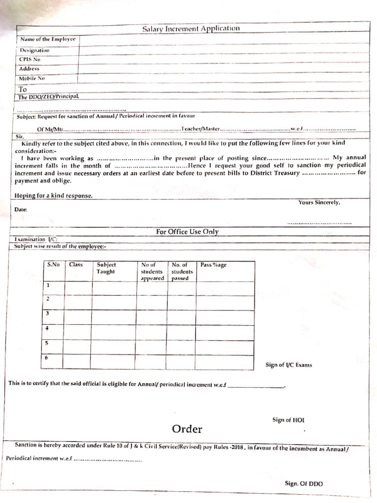 Increment Format | PDF
