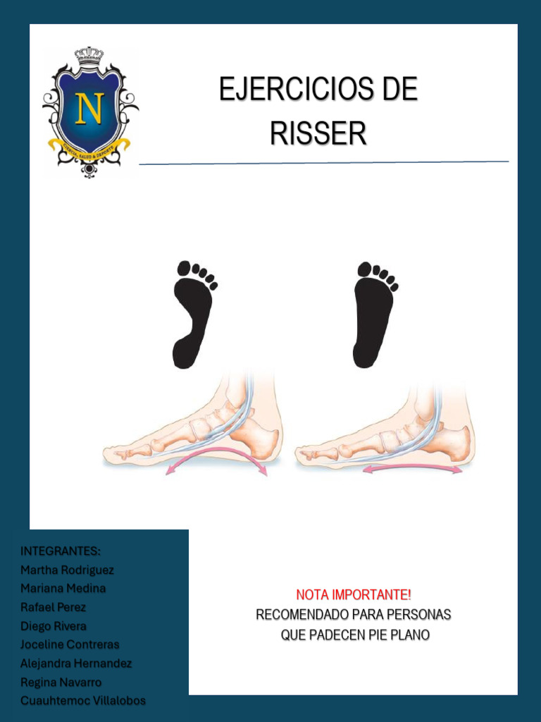 Ejercicios de Risser | PDF | Pie | Tobillo