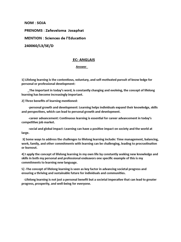 Josaphat | PDF | Career & Growth | Self-Improvement