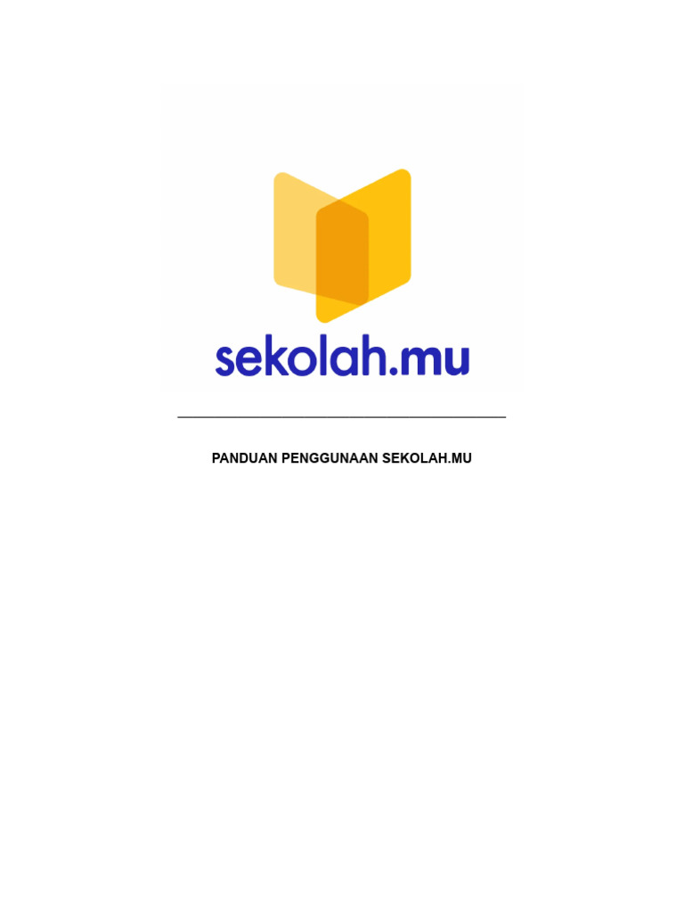 Panduan Penggunaan Sekolah - Mu | PDF