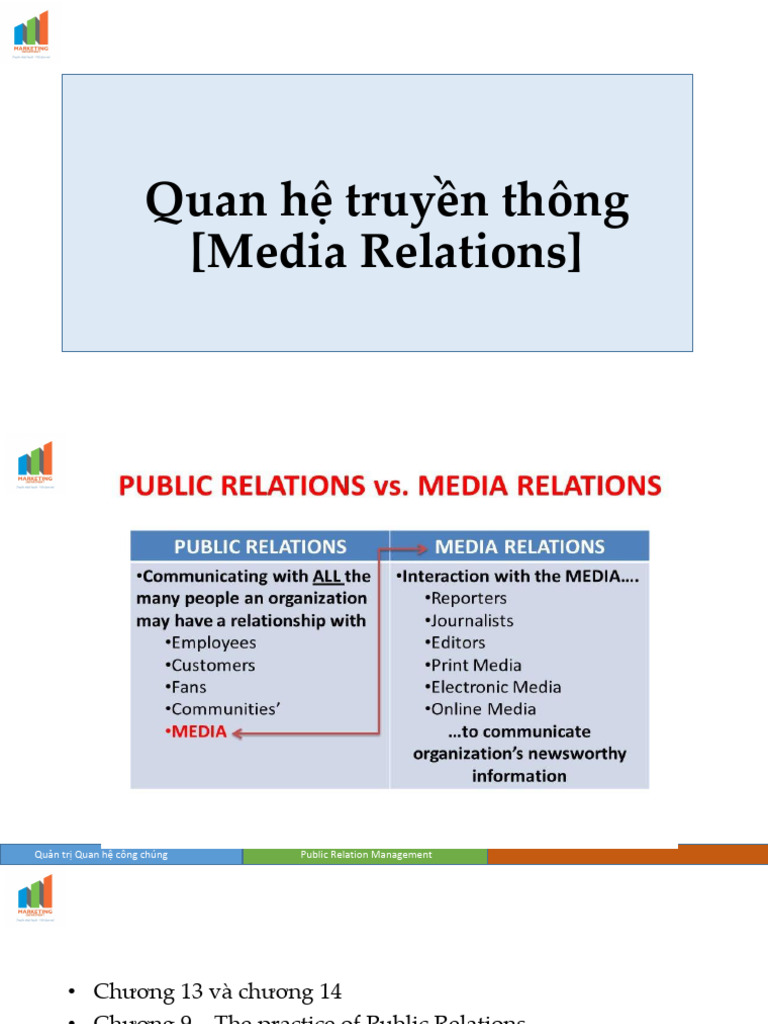 Chương 3 - Media Relations - 2 - 2324 | PDF