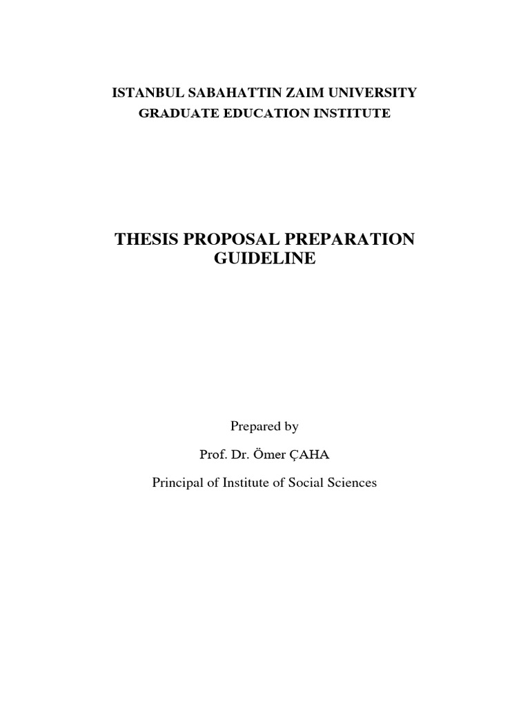 Thesis Proposal Writing Guide | PDF | Methodology | Hegemony