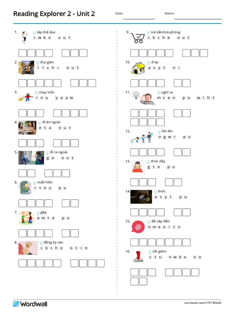 english-for-everyone-3-unit-9-anagram | PDF