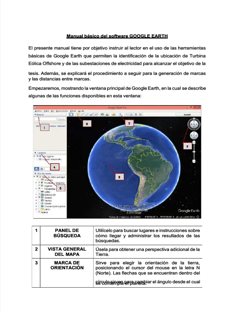 PDF Manual de Uso Del Programa Google Earth - Compress | PDF | Informática