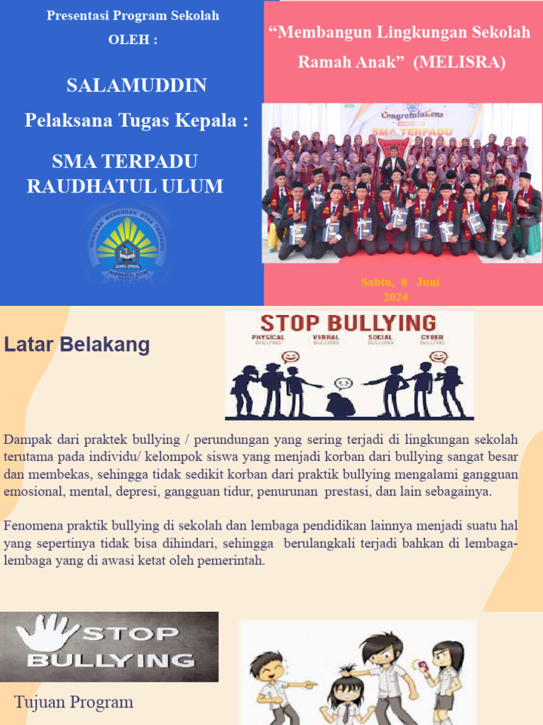 Presentasi Program Sekolah SMA Terpadu Raudhatul Ulum. SA | PDF | Ilmu ...