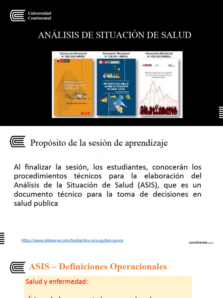 Análisis de Situación de Salud (ASIS) | PDF | Salud pública | Predominio