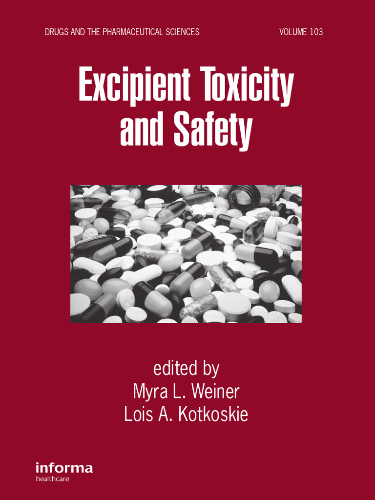 Excipient Toxicity | PDF | Tablet (Pharmacy) | Starch