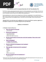 List of New Reading and Writing Sentences For Citizenship Test CLM 2015 ...