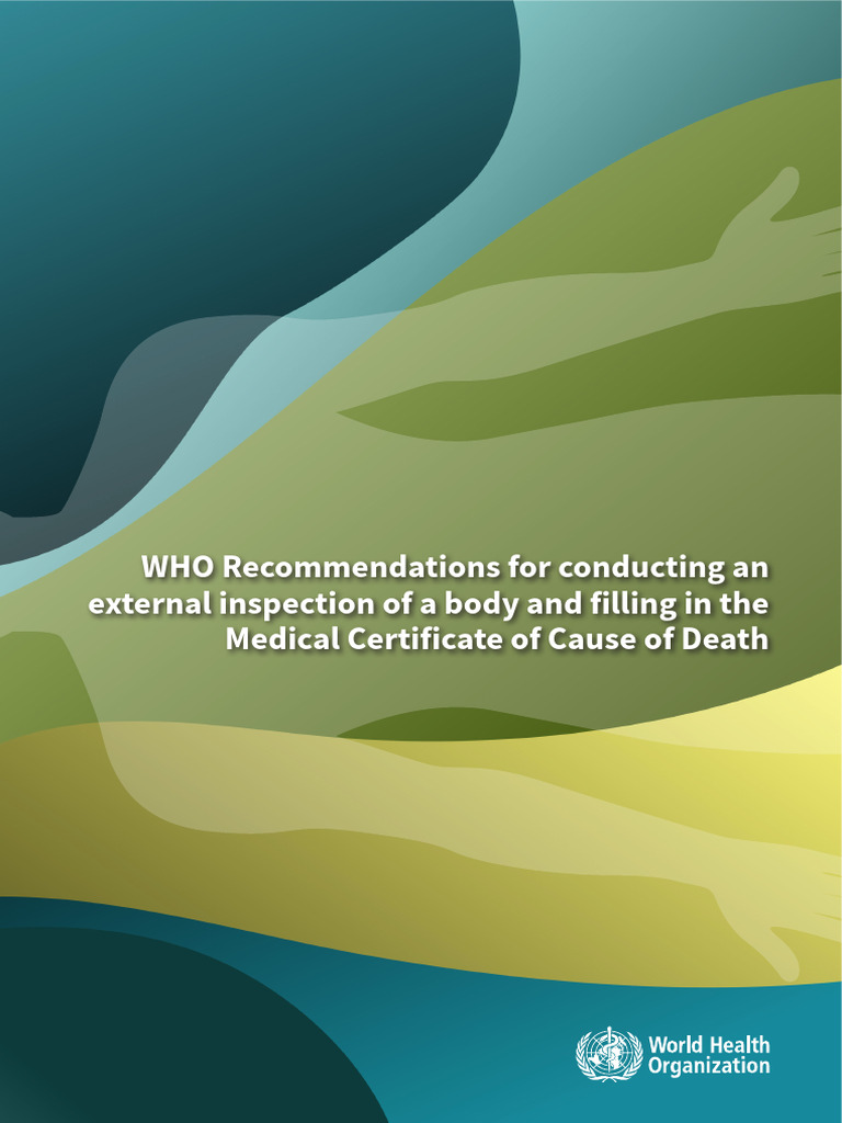 Who Recommendations For Conducting An External Inspection of A Body and ...