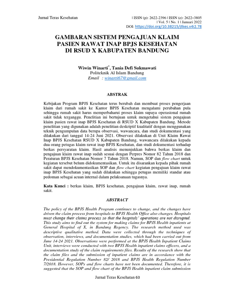 78 Article+Text 421 1 11 20220118+Wiwin+Winarti | PDF | Pengelolaan ...