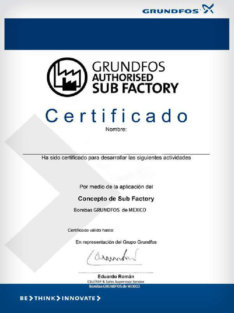 Grundfos Cert | PDF