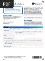 QSuper Authority to Release Information Form | PDF | Private Law