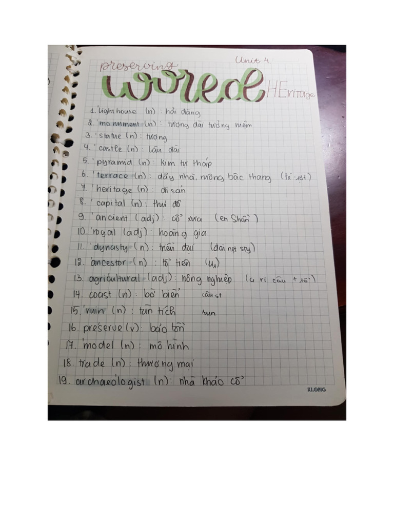 Unit 4 World Heritage Pdf