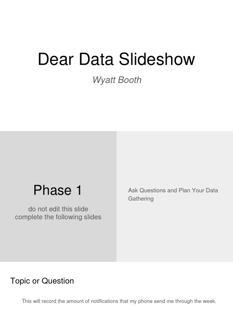 Dear Data - Template | PDF | Data | Communication