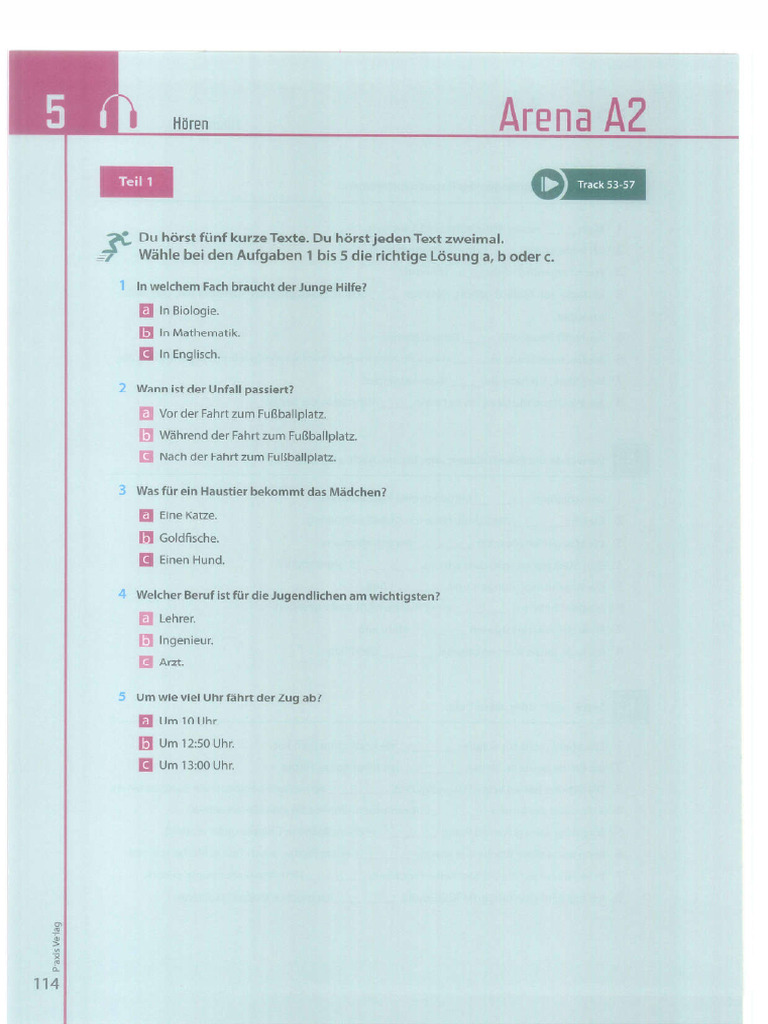 ArenaA2 Test - Buch 114 117 | PDF
