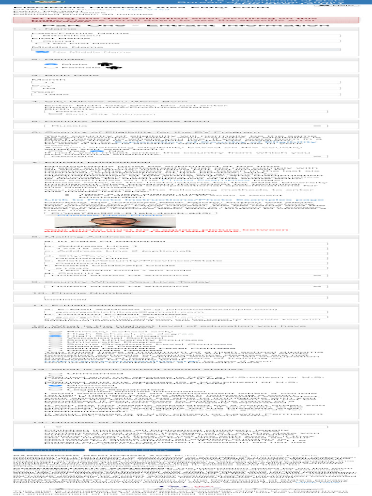 Electronic Diversity Visa Program 4 | PDF | Zip Code | Travel Visa
