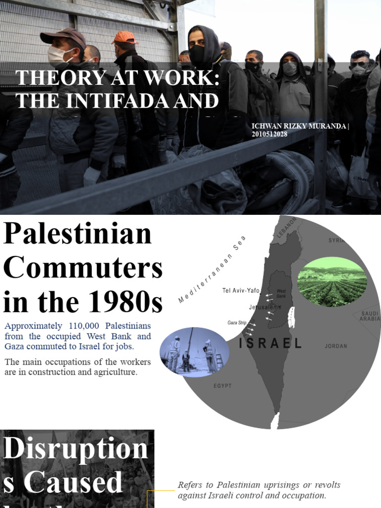 The Intifada and Palestinian Wages | PDF | First Intifada | Israel