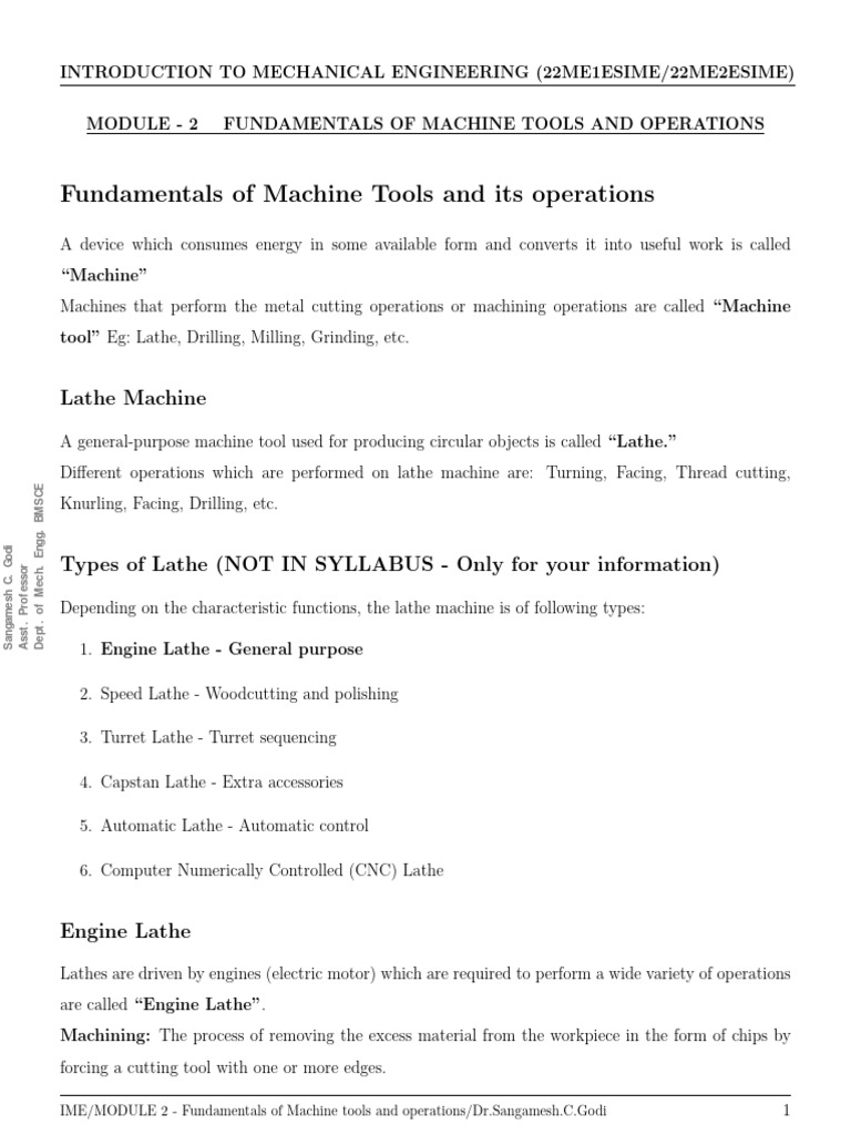 Module 2 Fmto MMTT | PDF | Drill | Drilling
