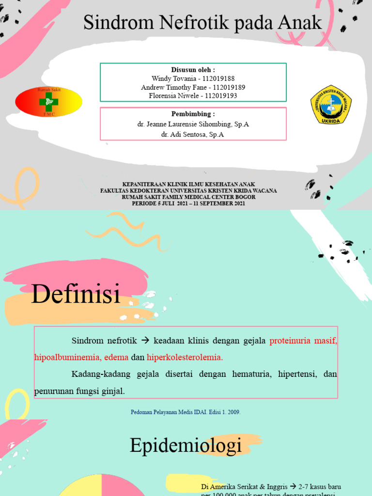 Sindrome Nefrotik Pada Anak | PDF