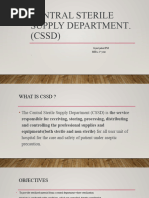 CSSD Checklist | PDF | Sterilization (Microbiology)