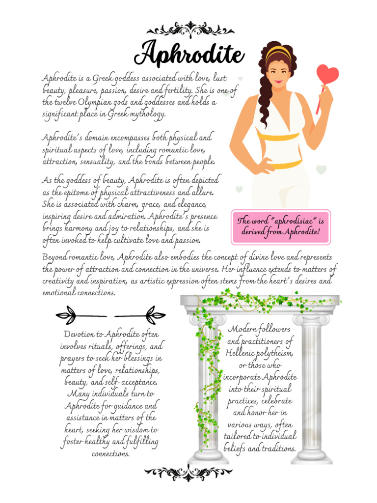 Aphrodite: Love & Beauty Guide | PDF | Aphrodite | Love