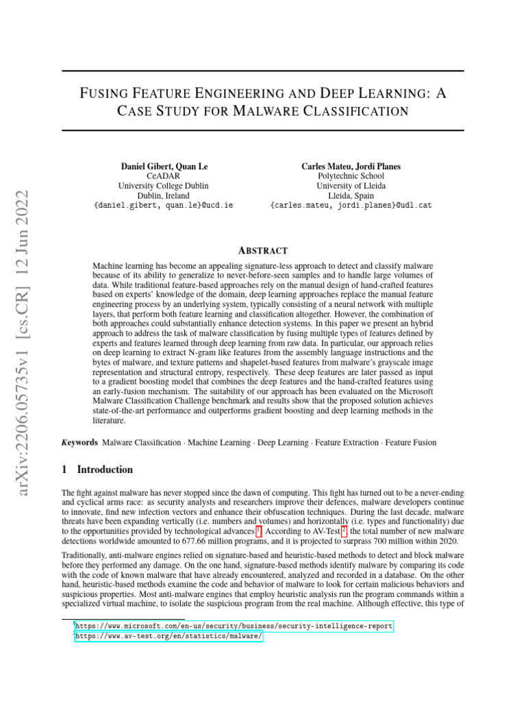 A Case Study Malware Classification | PDF | Malware | Antivirus Software