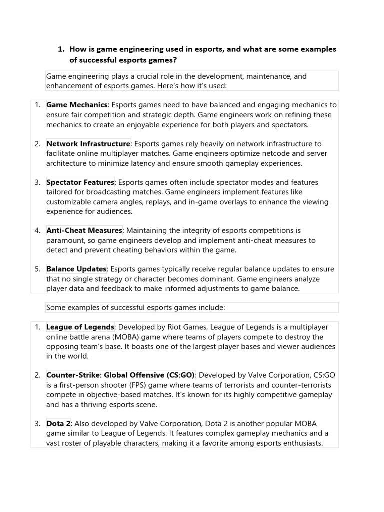 Game Unit 6 | PDF | Simulation | Learning