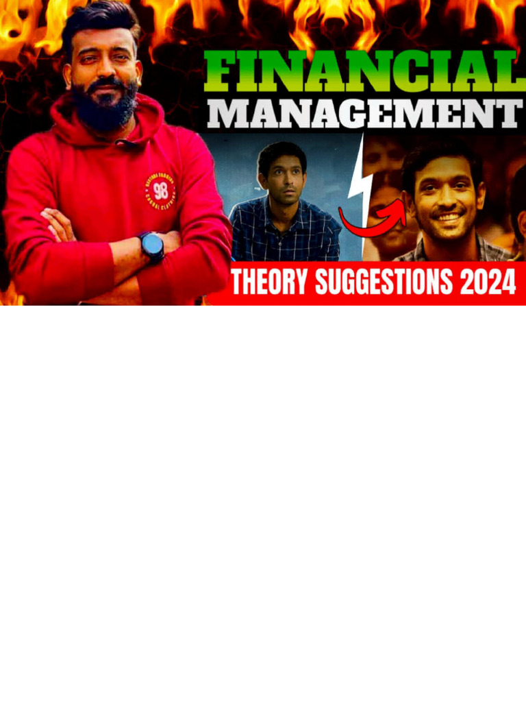 Sem-6 FM Theory Suggestion | PDF | Capital Structure | Money