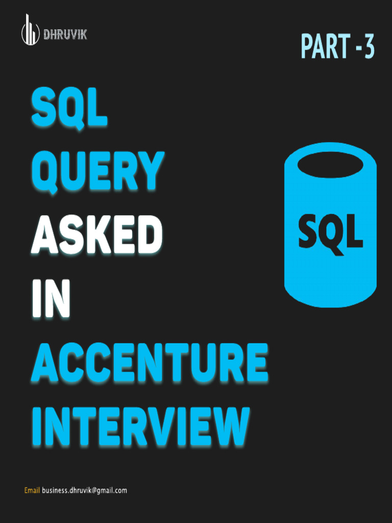 SQL Accenture | PDF