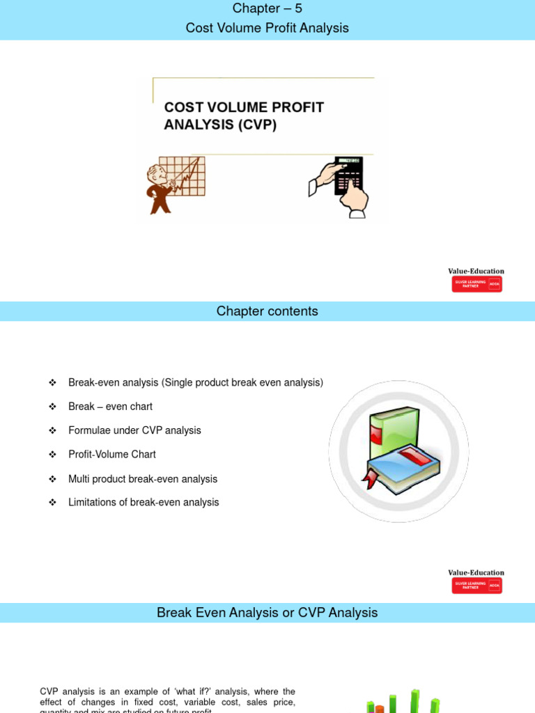Chapter - 5 CVP Analysis (Theory Portion) | PDF | Business Economics | Economics