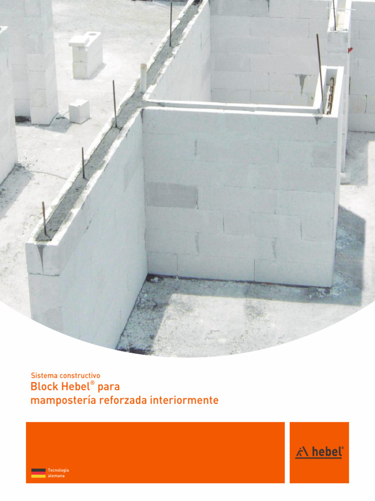 Block Hebel Mampostería Reforzada Interiormente PDF | PDF | Aislamiento ...