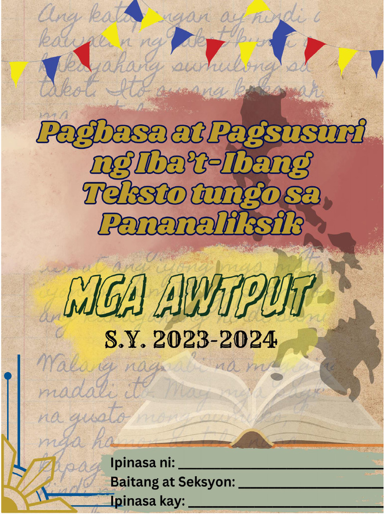 Mga Awtput Sa Filipino | PDF