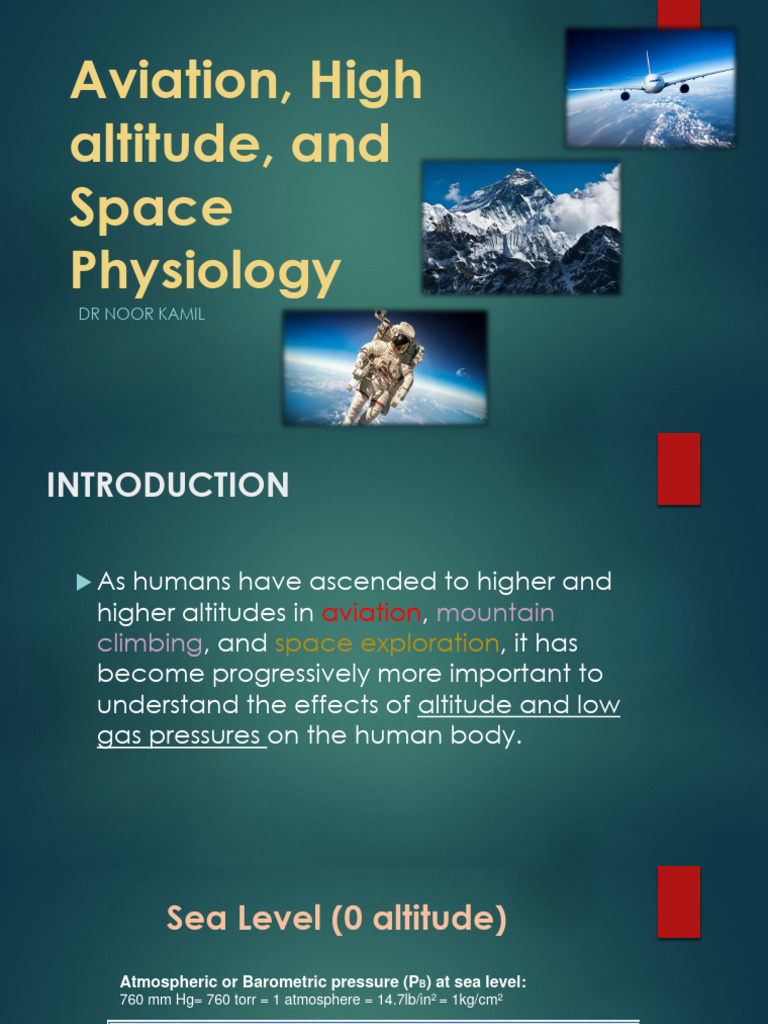Aviation, High Altitude, and Deep Sea Respiratory Physiology | PDF ...