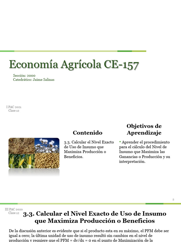 EA Clases 12 | PDF | Economias | Ciencias económicas