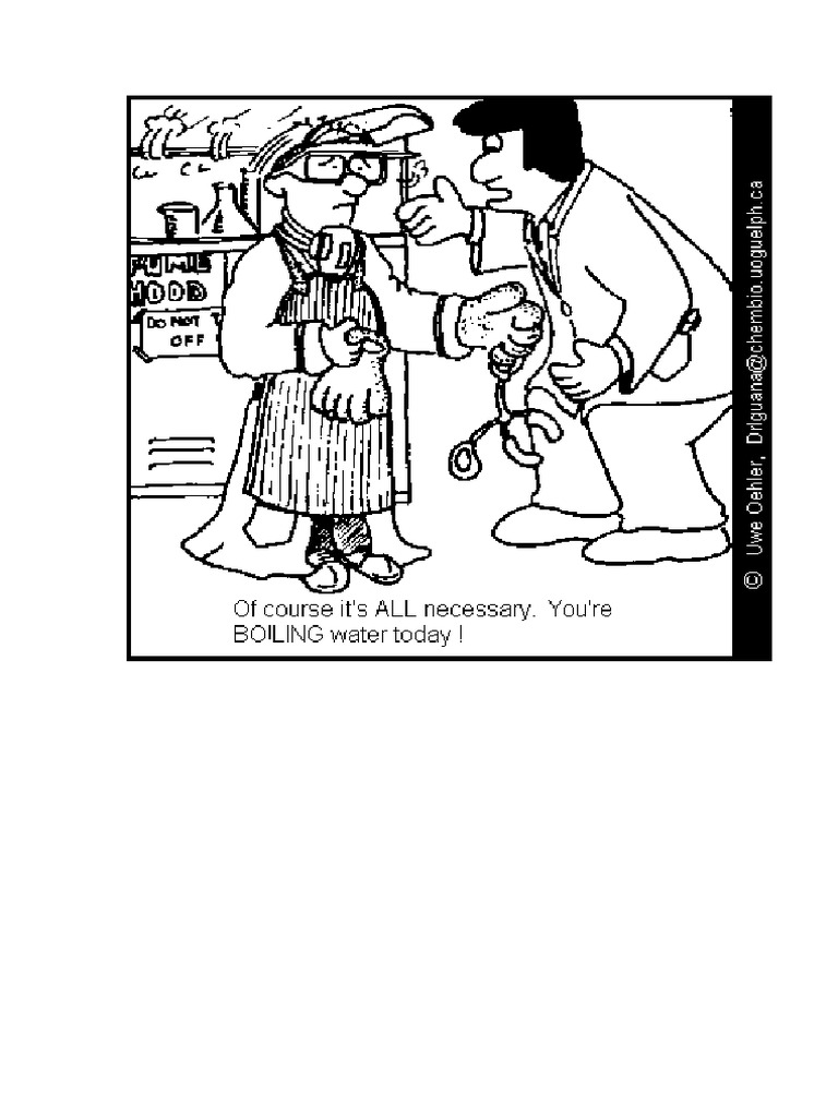 Lab Safety Cartoon | PDF